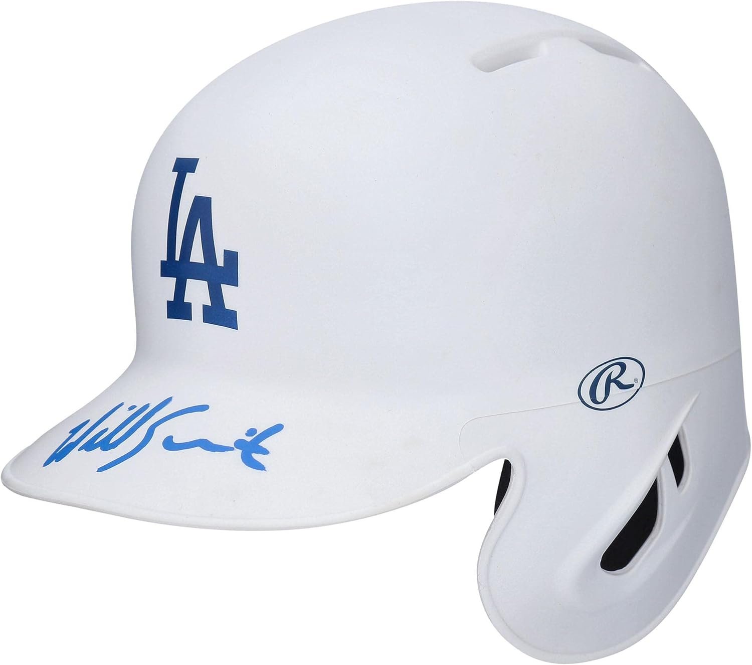Will Smith Los Angeles Dodgers Autographed Matte Mini Batting Helmet ...